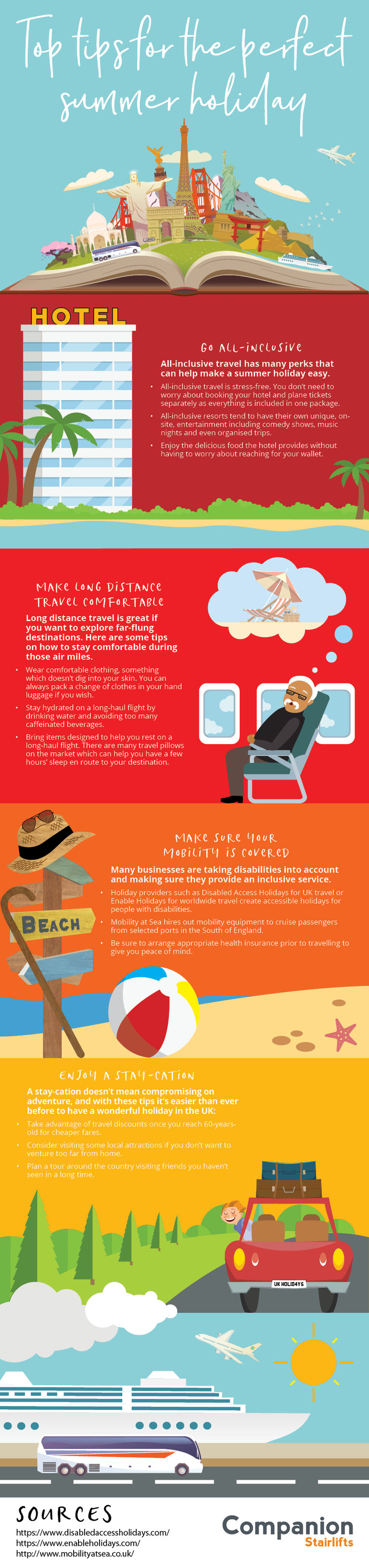 Top tips for the perfect summer holiday